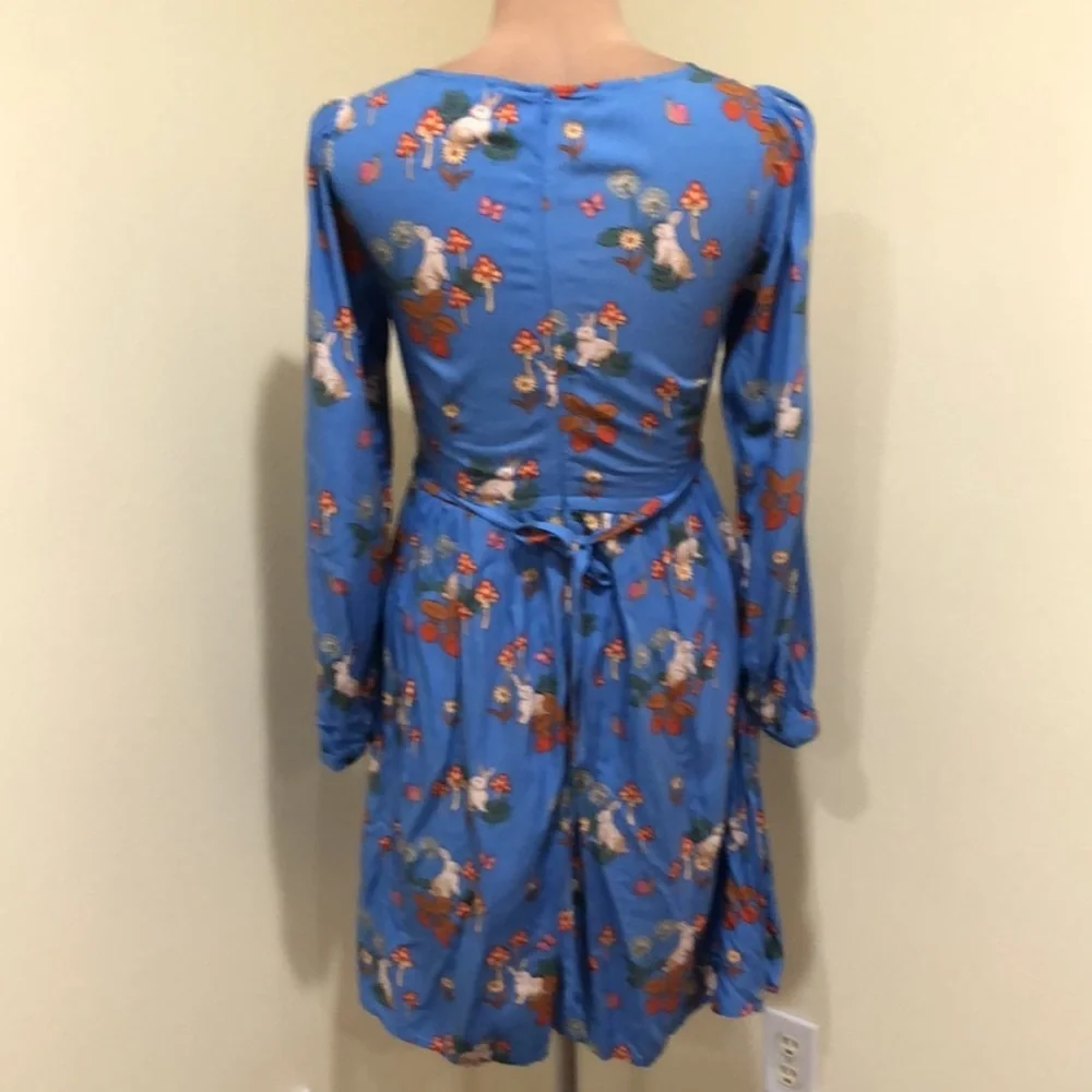 Princess Highway | Dresses | Modcloth Princess Highway Blue Bunny Dress ...